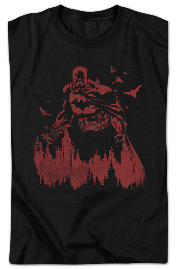 Batman Red Paint DC Comics T-Shirt