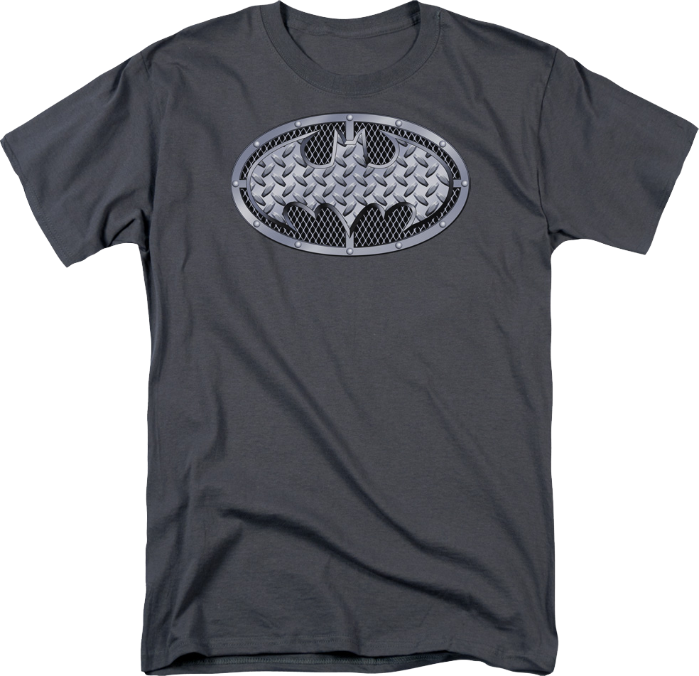 Batman Steel Mesh Logo DC Comics T-Shirt