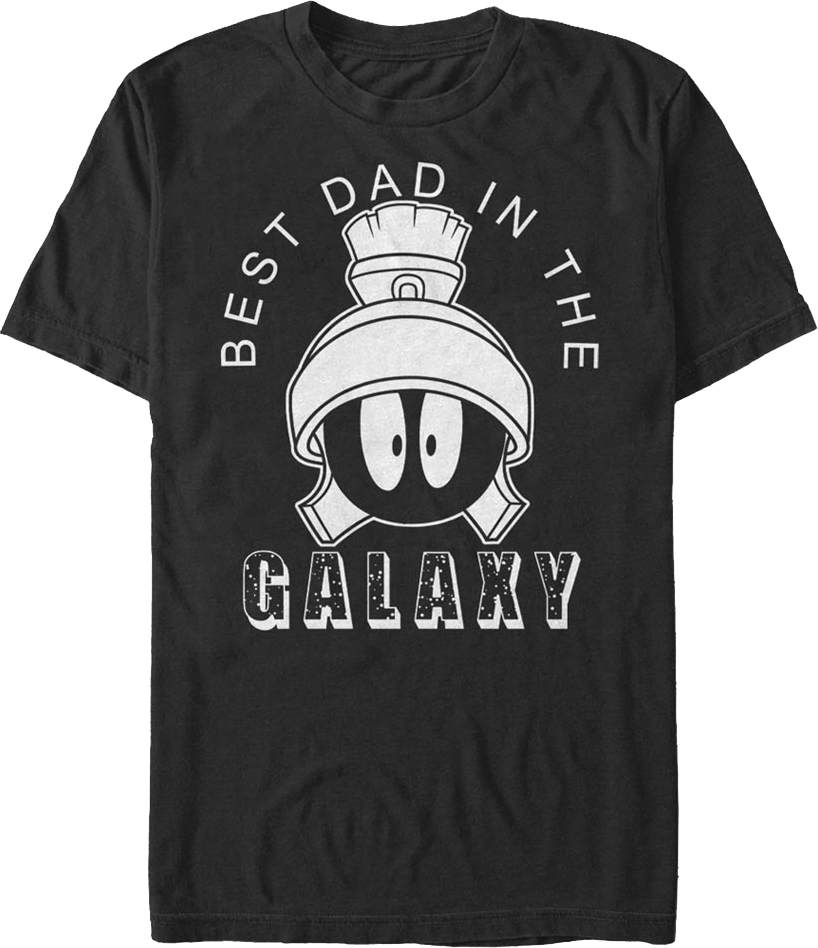 Best Dad In The Galaxy Marvin The Martian Looney Tunes T-Shirt