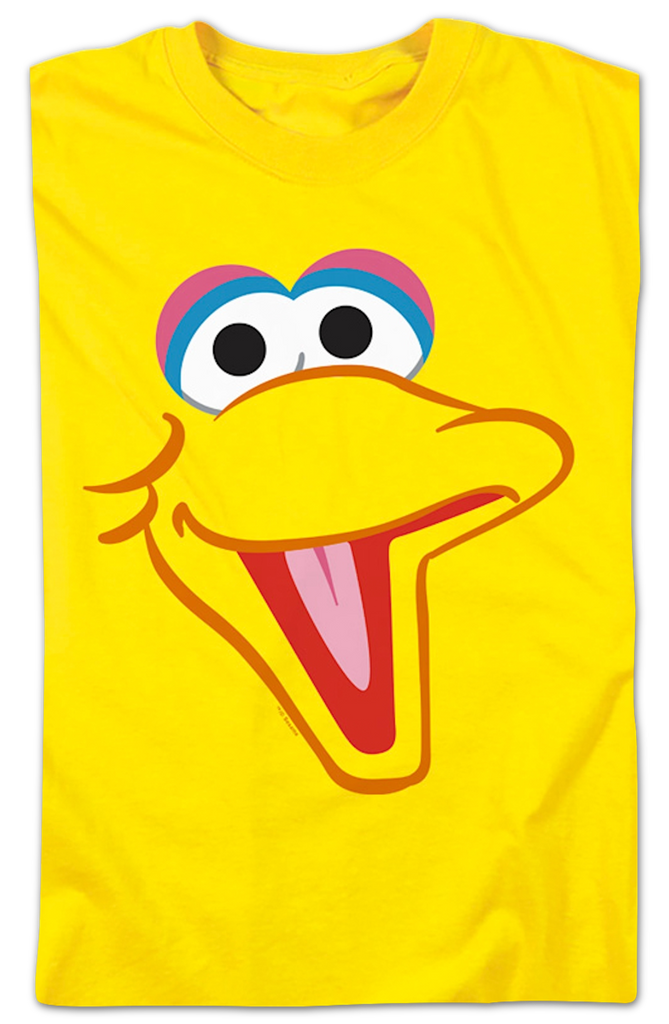 Sesame Street Big Bird Face