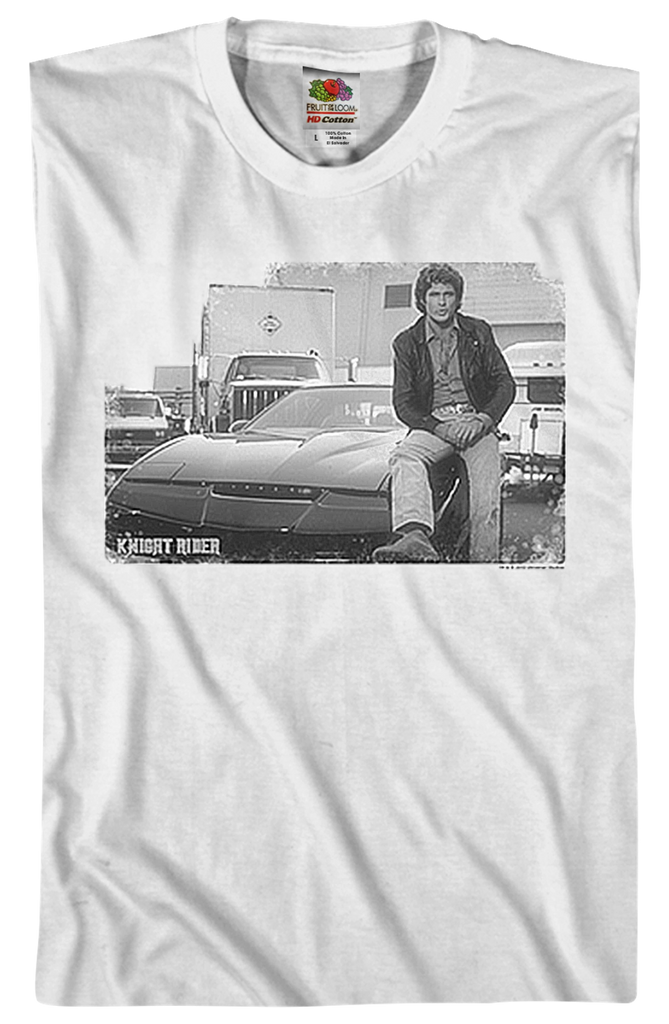 Black and White Knight Rider T-Shirt