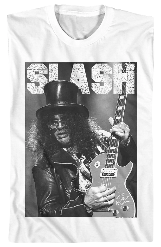 Black And White Photo Slash T-Shirt