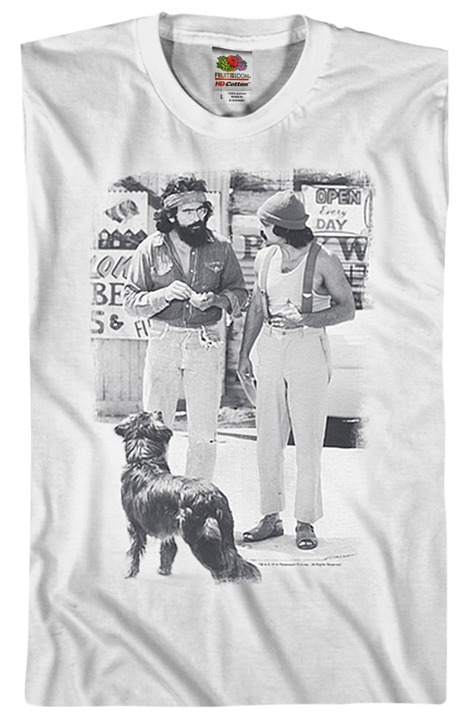 Black And White Up In Smoke Cheech And Chong T-Shirt