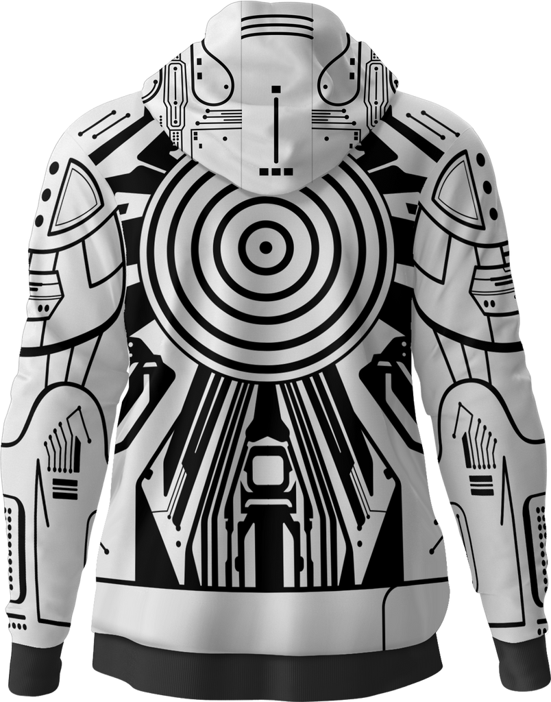 Black Circuit Tron Costume Hoodie