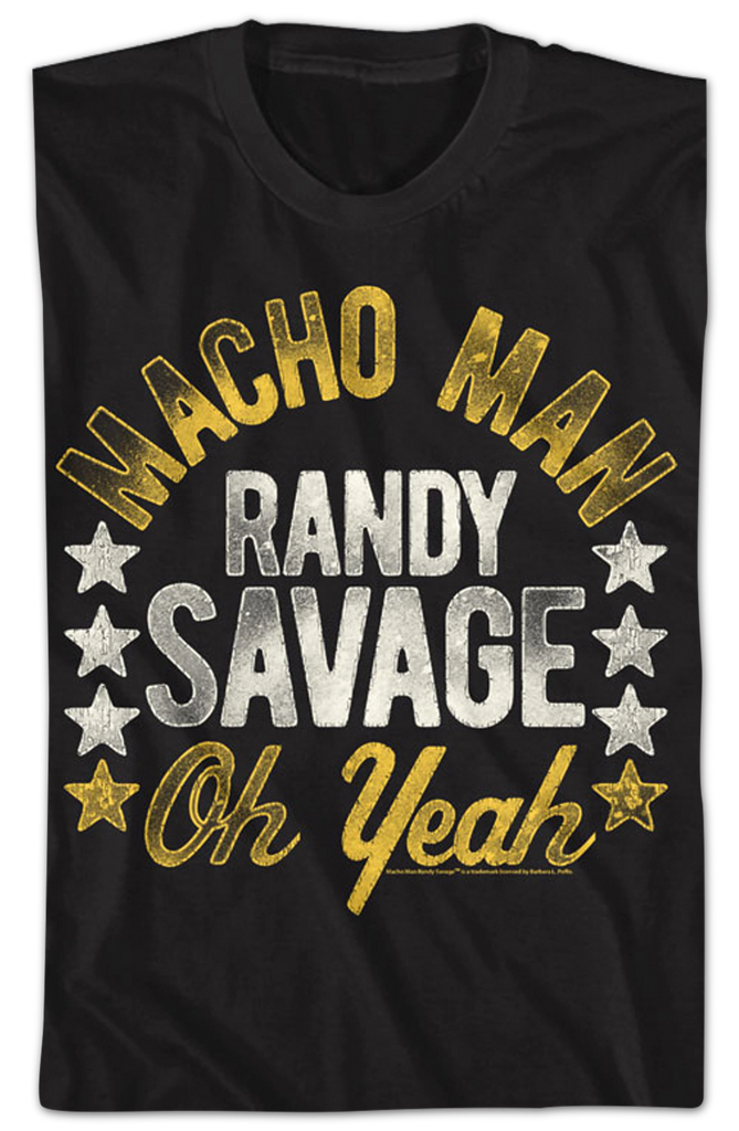 Black Macho Man Randy Savage Oh Yeah Shirt