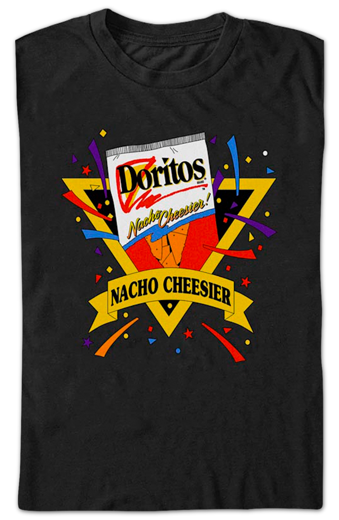 Black Nacho Cheesier Celebration Doritos T-Shirt