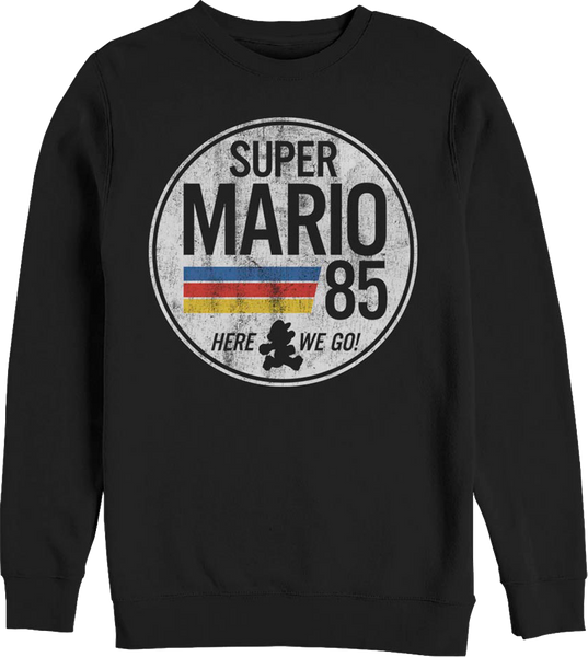 Black Super Mario 85 Sweatshirt