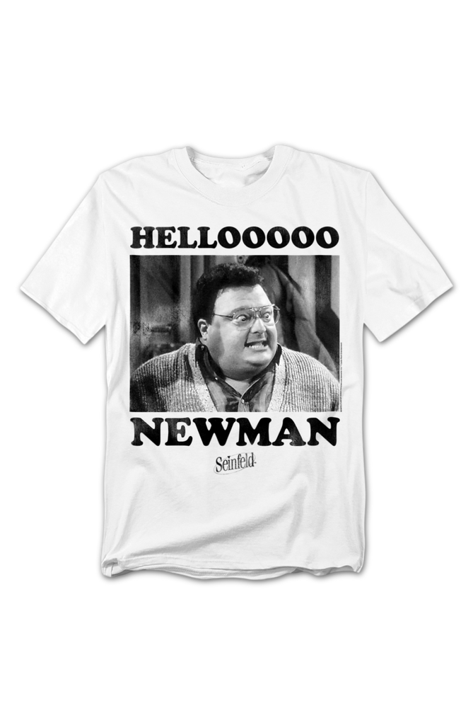 Black & White Hello Newman Seinfeld T-Shirt