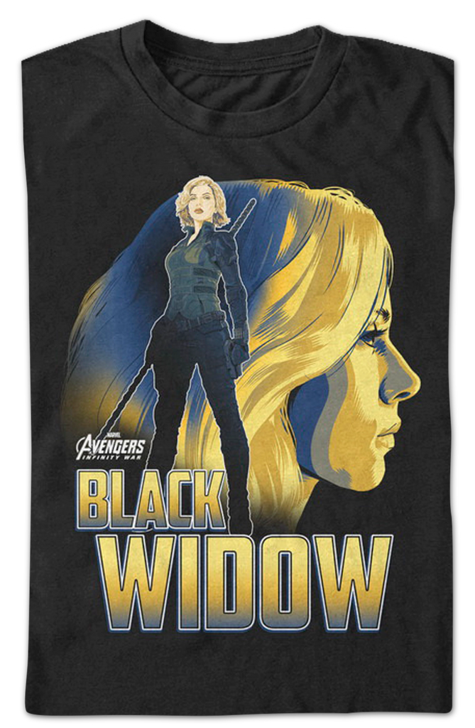 Black Widow Avengers Infinity War T-Shirt