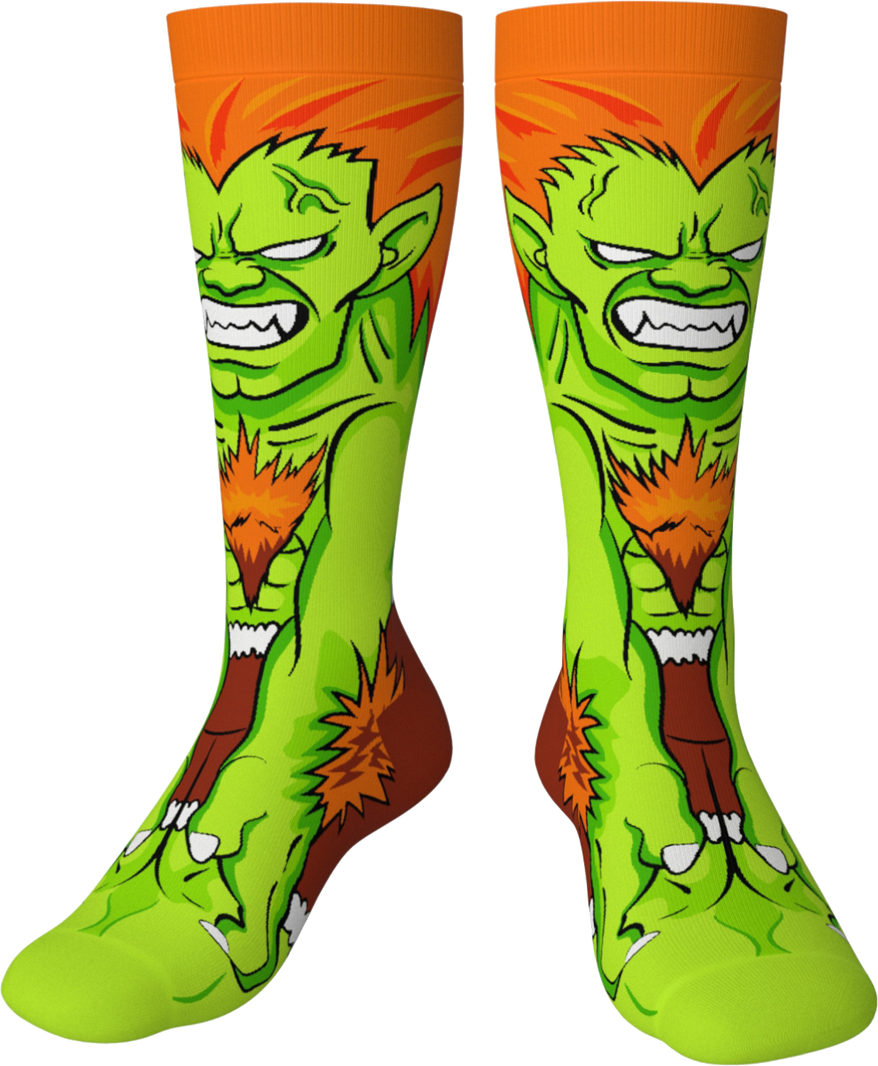 Blanka Street Fighter Socks