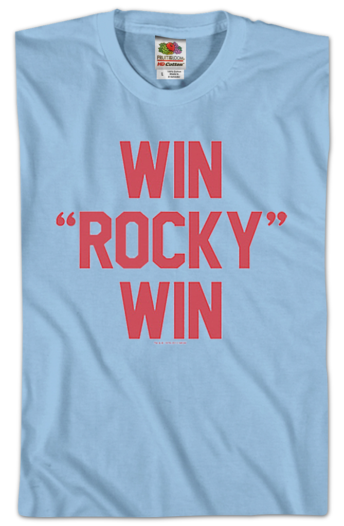 Blue Win Rocky Win T-Shirt Men's
