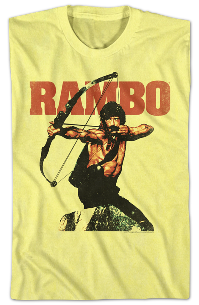 Bow & Arrow Rambo Shirt: 80s Movies Rambo T-shirt