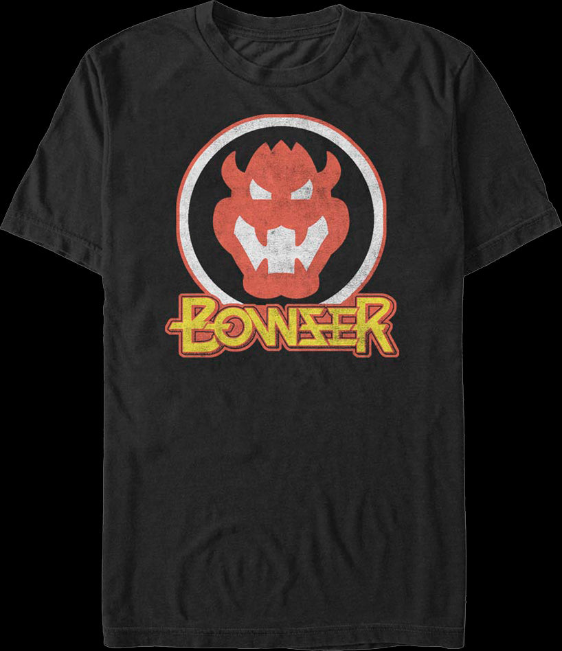 Bowser Logo Super Mario Bros. Nintendo T-Shirt