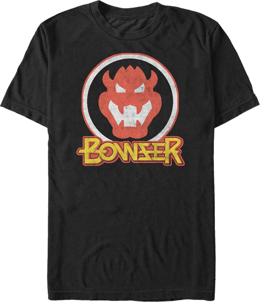 Bowser Logo Super Mario Bros. Nintendo T-Shirt