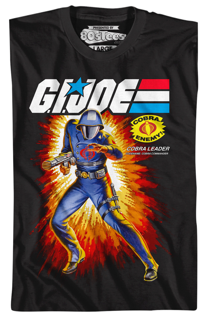 Box Art Cobra Commander GI Joe T-Shirt