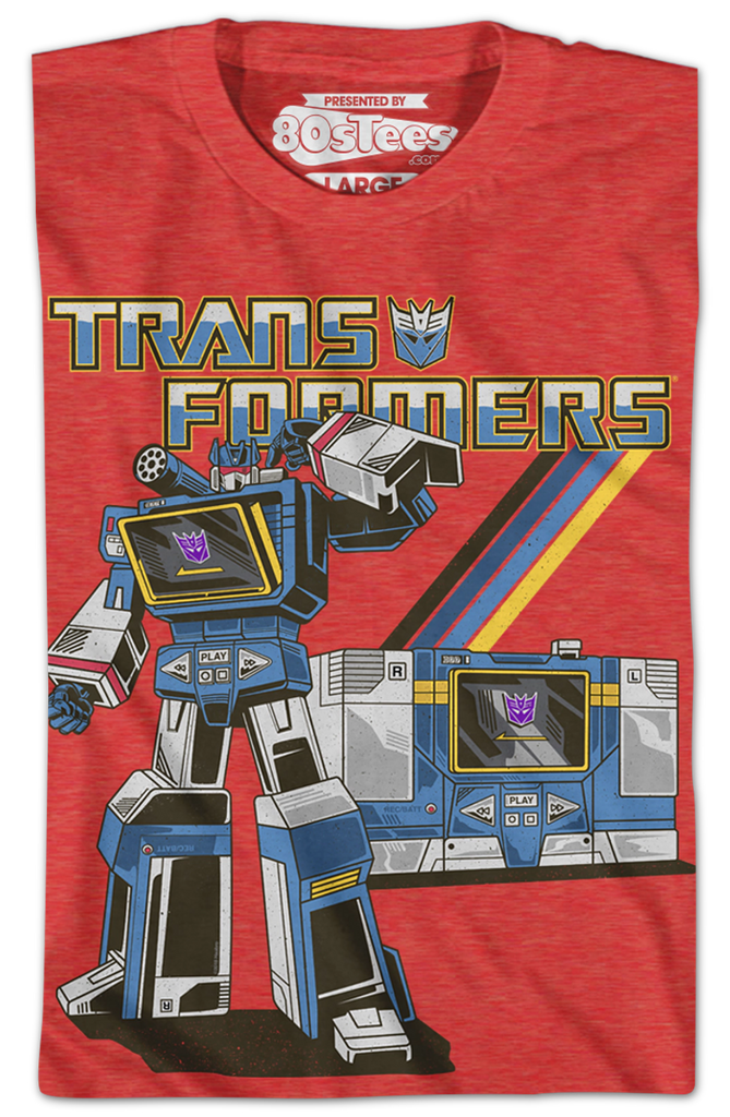 Boys Retro Soundwave Transformers Shirt