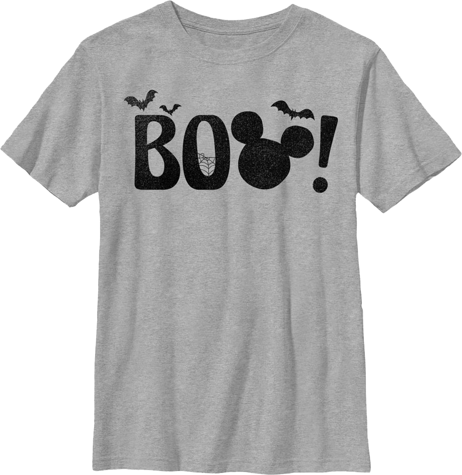 Boys Youth Mickey Mouse Boo Disney Shirt