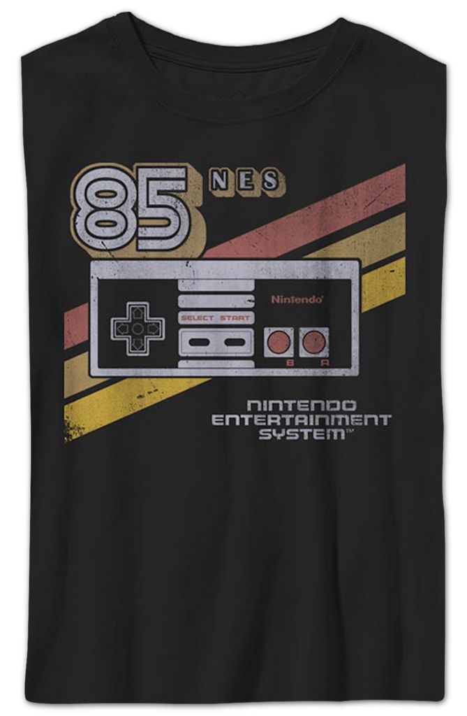 Boys Youth Retro Controller Nintendo Shirt
