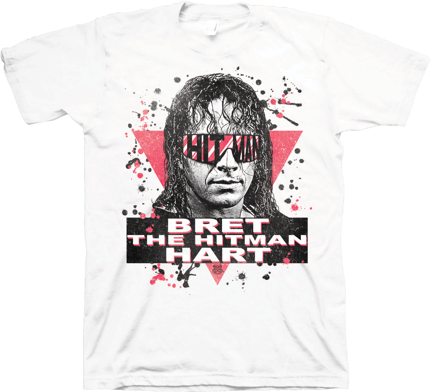 Bret The Hitman Hart T-Shirt: WWE Wrestling Bret Hart Mens T-Shirt