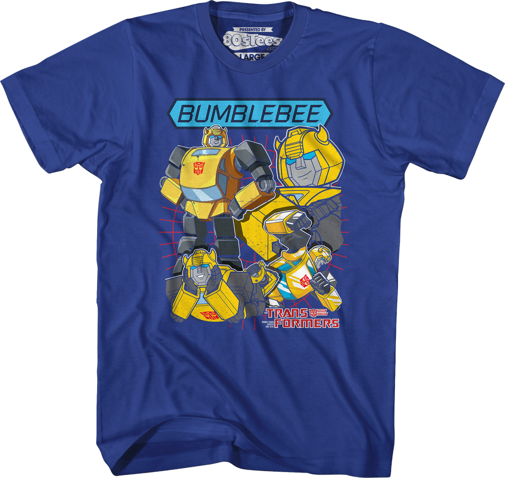Bumblebee Collage Transformers T-Shirt