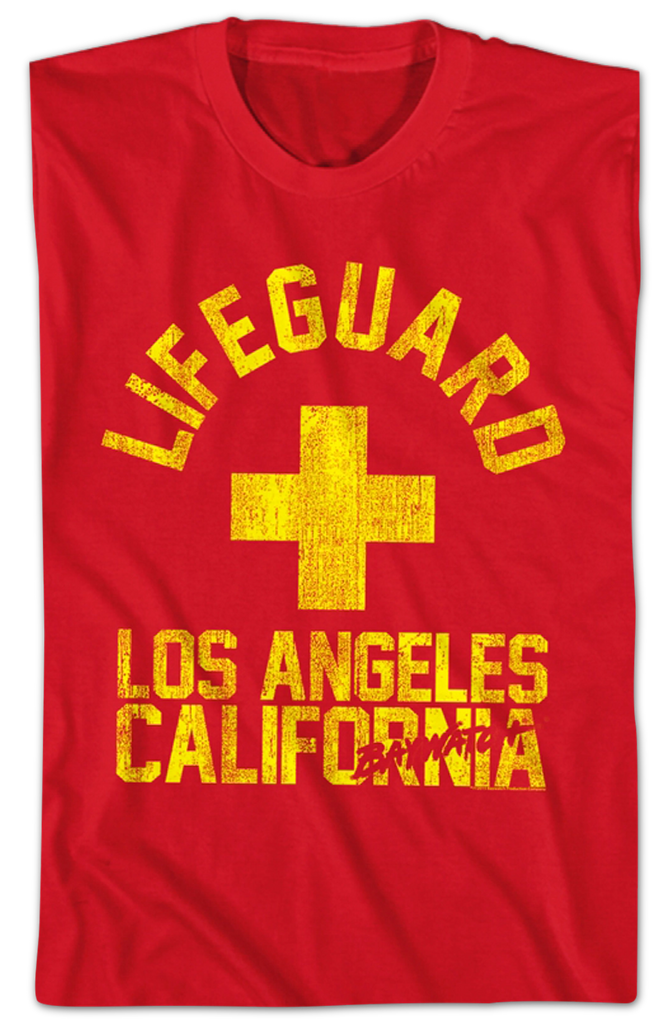 California Lifeguard Baywatch T-Shirt: Non 80s TV: Baywatch Shirts