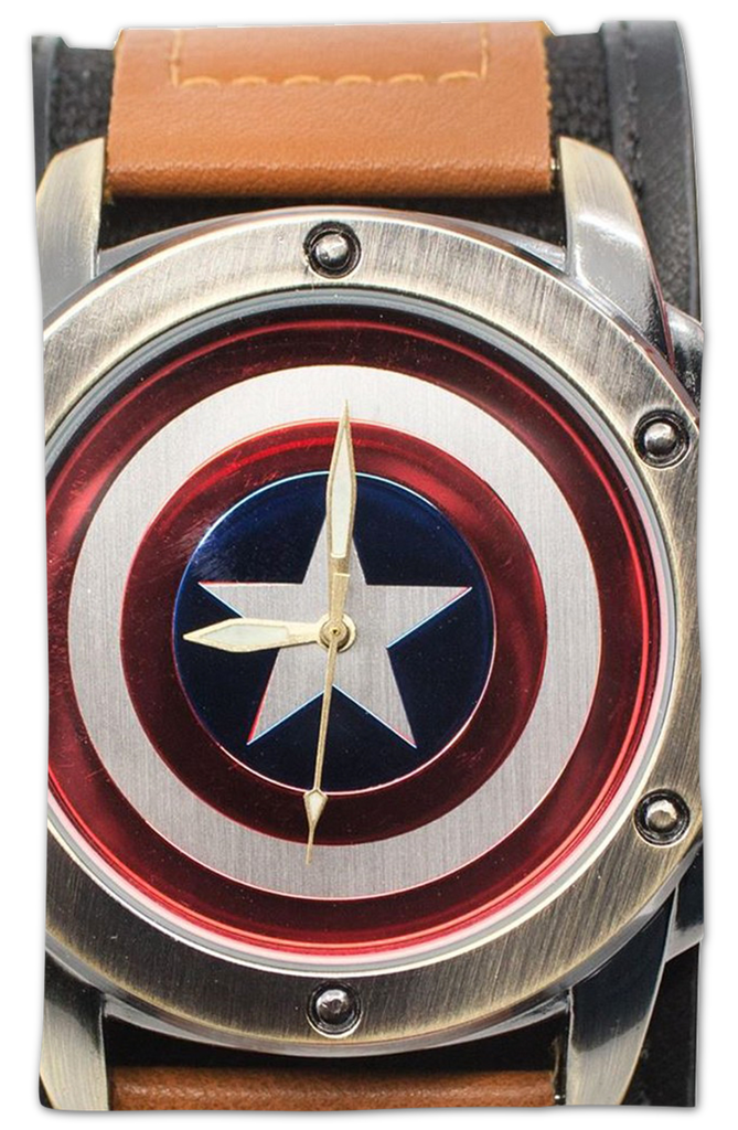 Captain America Shield Marvel Comics Watch