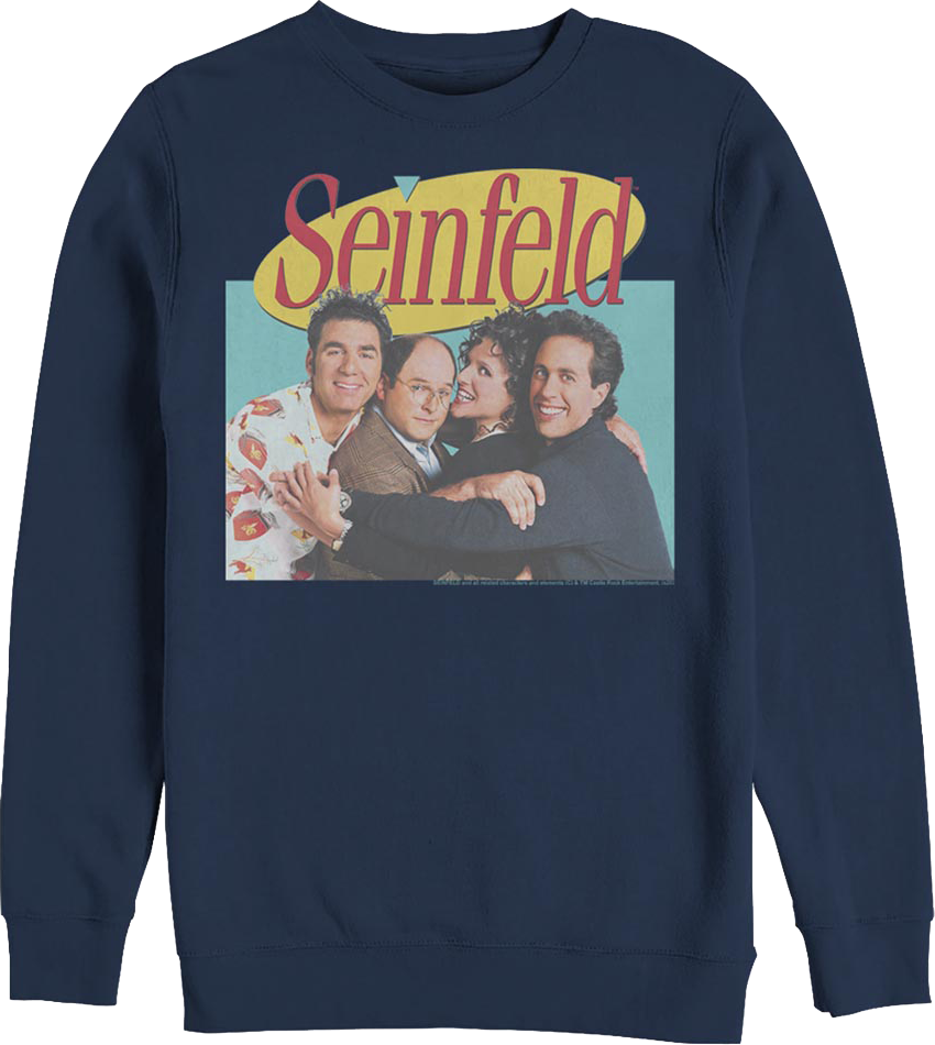 Cast Photo Seinfeld Sweatshirt
