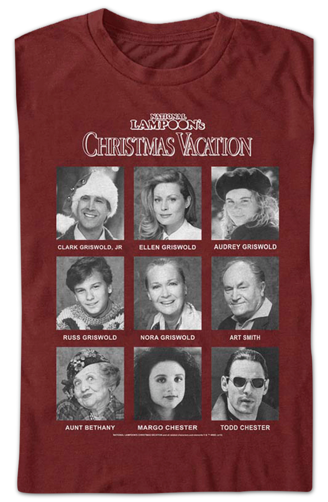 Cast Photos National Lampoon's Christmas Vacation T-Shirt