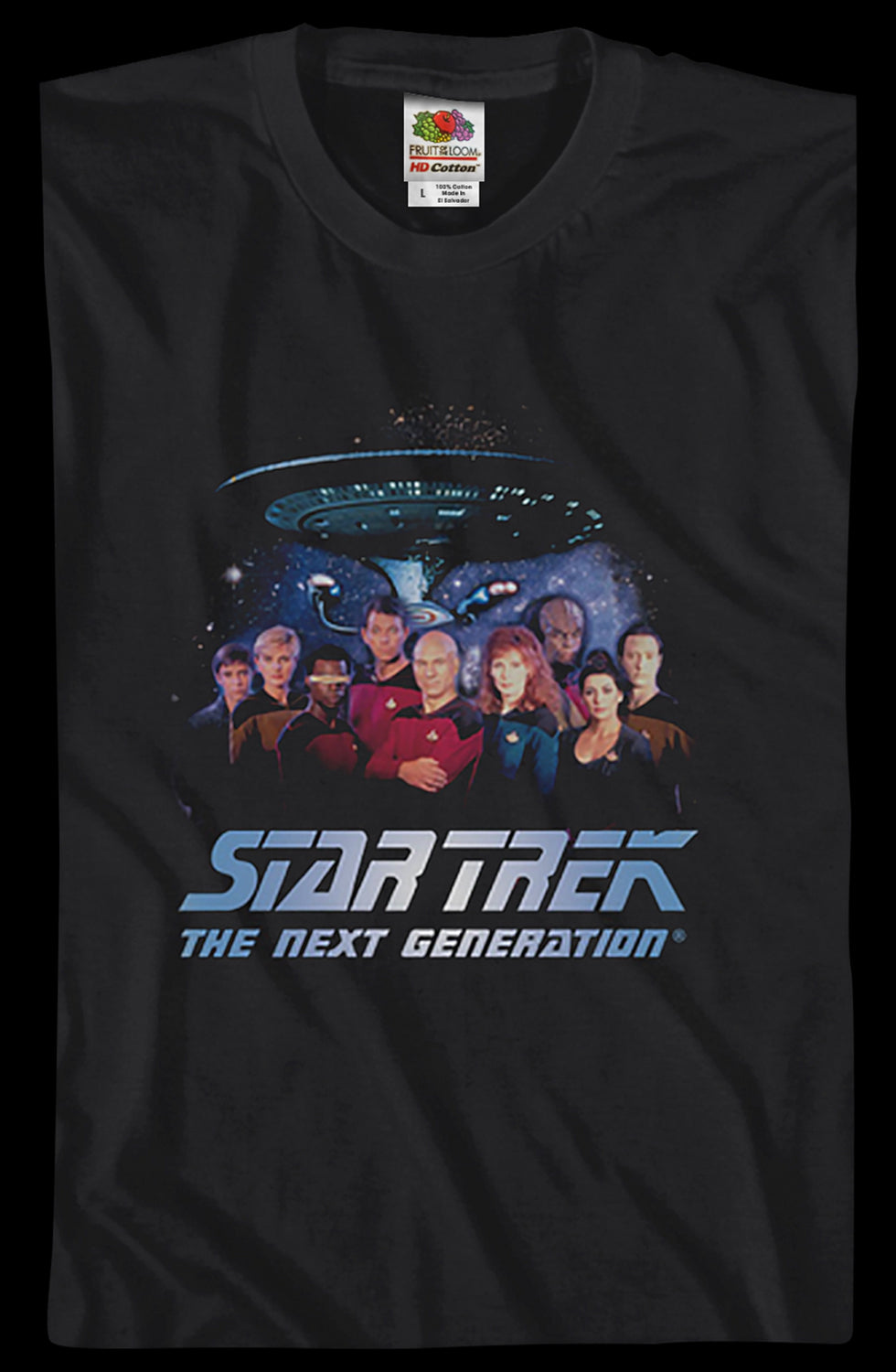Cast Star Trek The Next Generation T-Shirt: Star Trek Mens T-Shirt