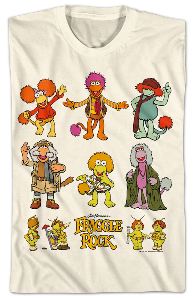 Character Poses Fraggle Rock T-Shirt