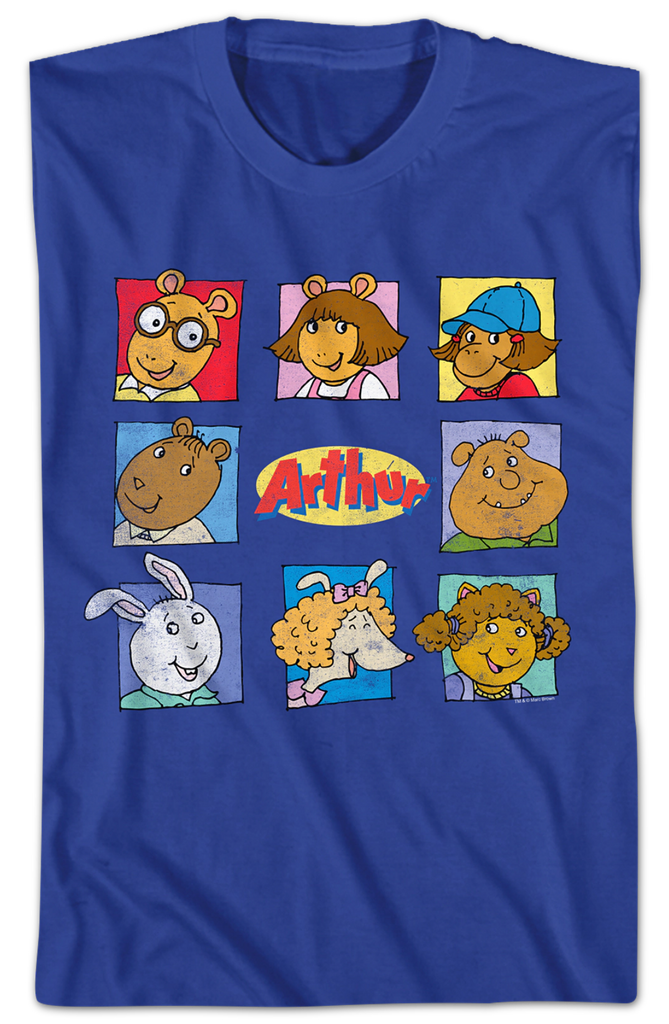 Characters Arthur T-Shirt: Arthur Mens T-Shirt