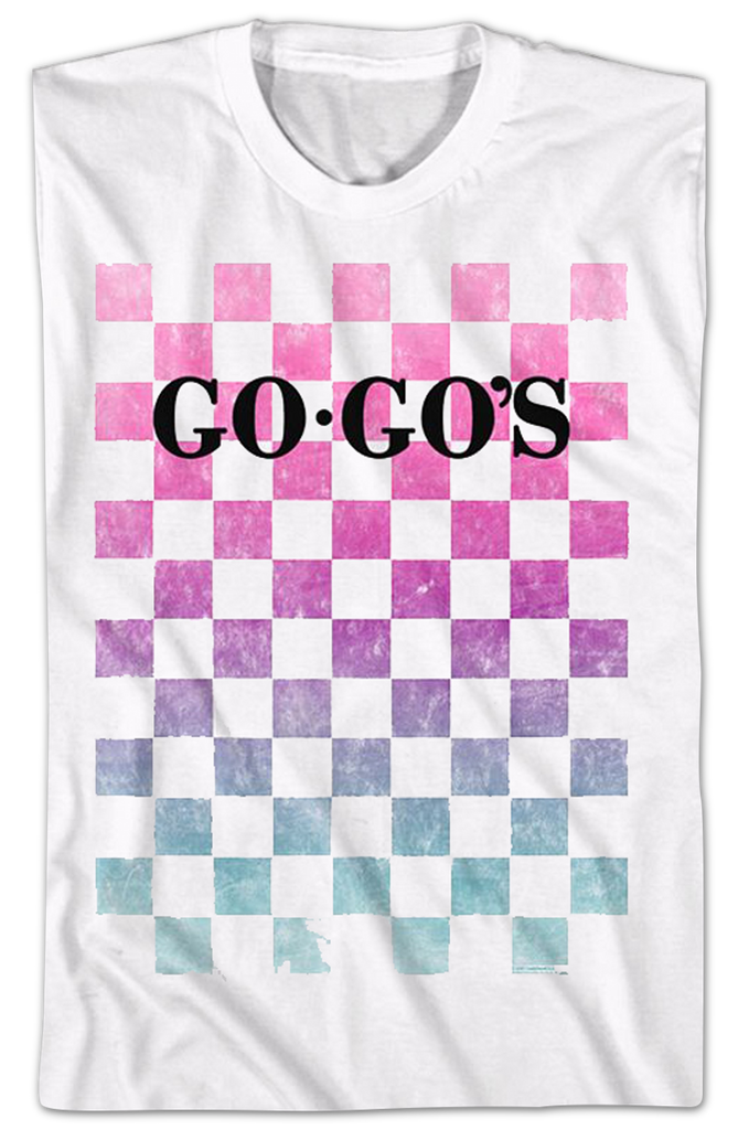 Checkerboard Go-Go's T-Shirt
