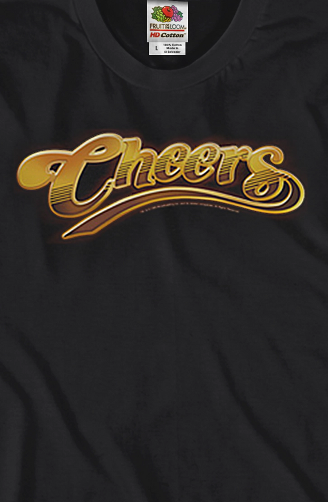 Cheers Shirt: 80s TV Cheers Logo T-Shirt from hit 80s and 90s Series