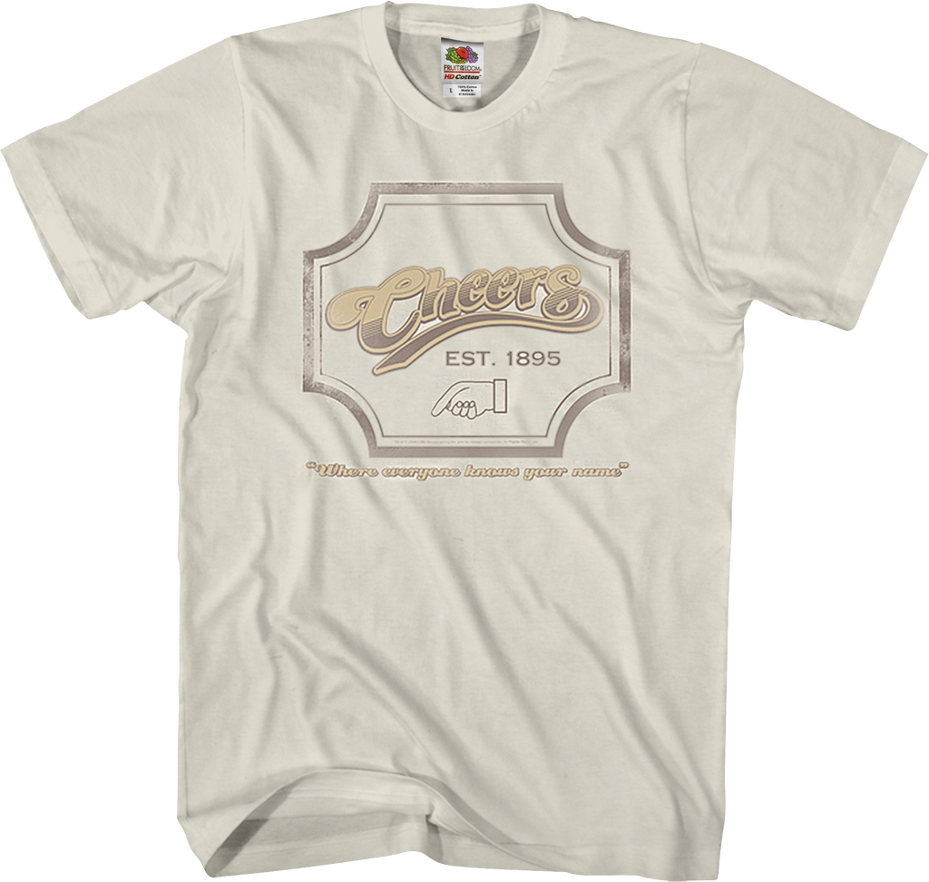 Cheers TV Show Logo T-Shirt: Cheers Mens T-shirt