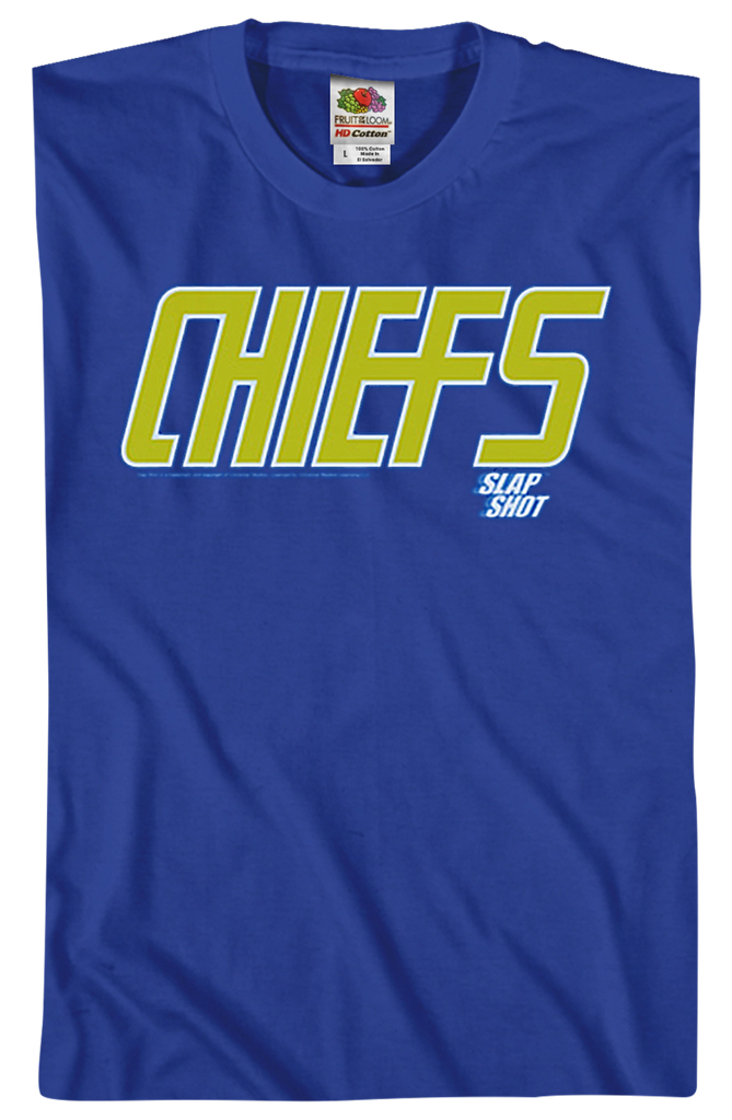 Chiefs Slap Shot Shirt: 80s Movies Slap Shot T-shirt
