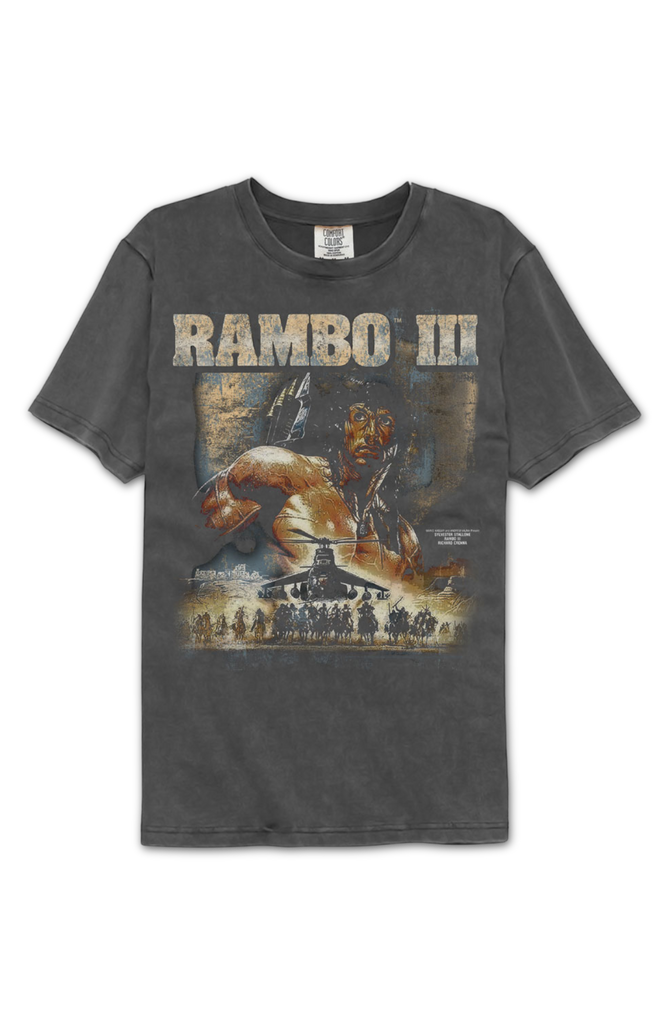 Chipper Poster Rambo 3 Comfort Colors Brand T-Shirt