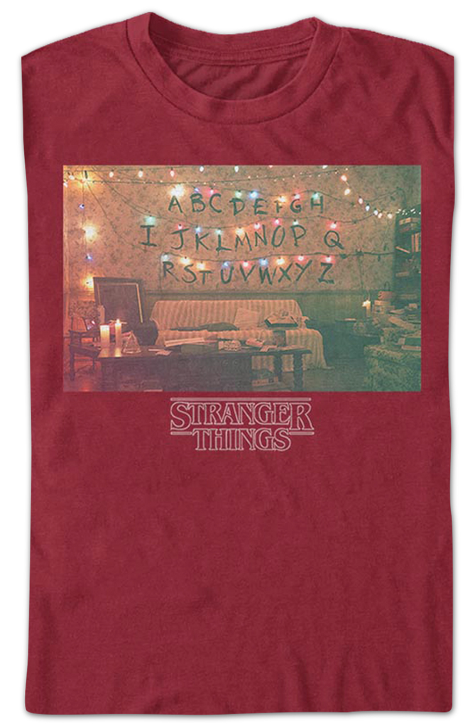 Christmas Lights Stranger Things T-Shirt