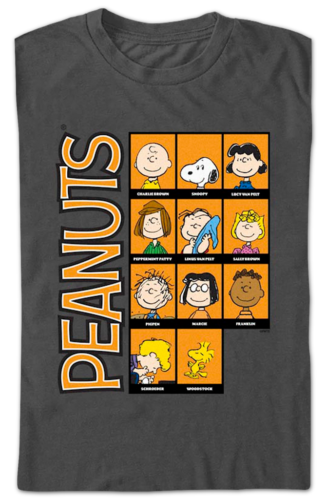 Classic Character Blocks Peanuts T-Shirt