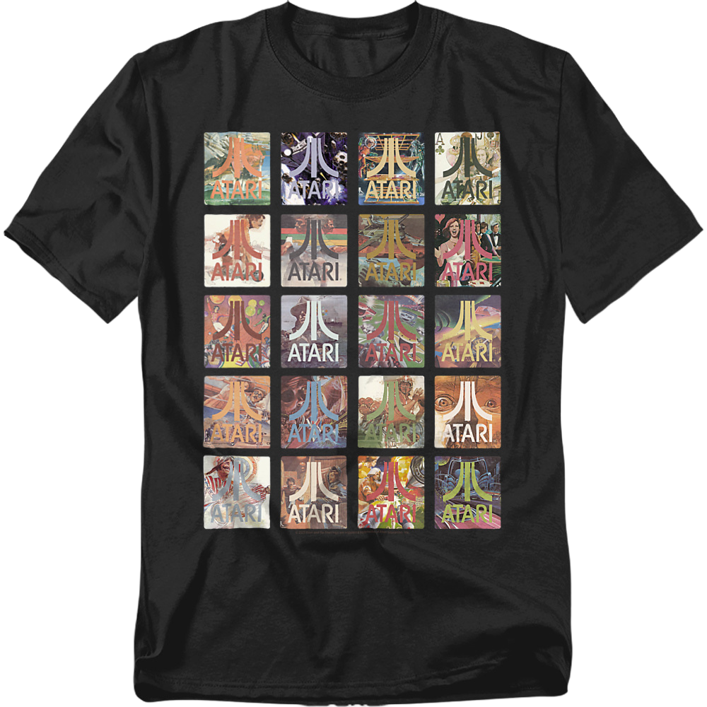 Classic Games Collage Atari T-Shirt