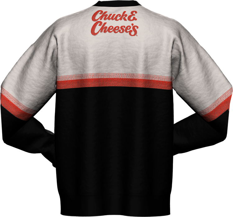 Classic Logo Chuck E. Cheese Knitted Sweater