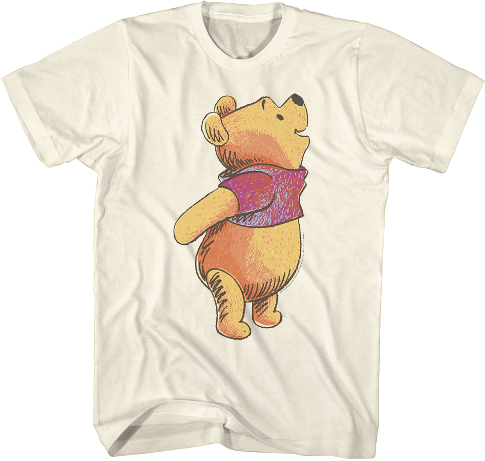 Classic Sketch Winnie The Pooh T-Shirt