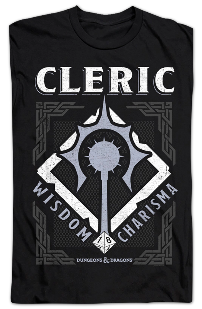 Cleric Logo Dungeons & Dragons T-Shirt