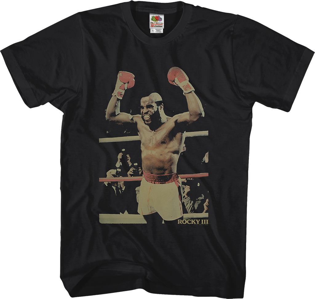 Trevco Clubber Lang Celebrating Rocky III T-Shirt