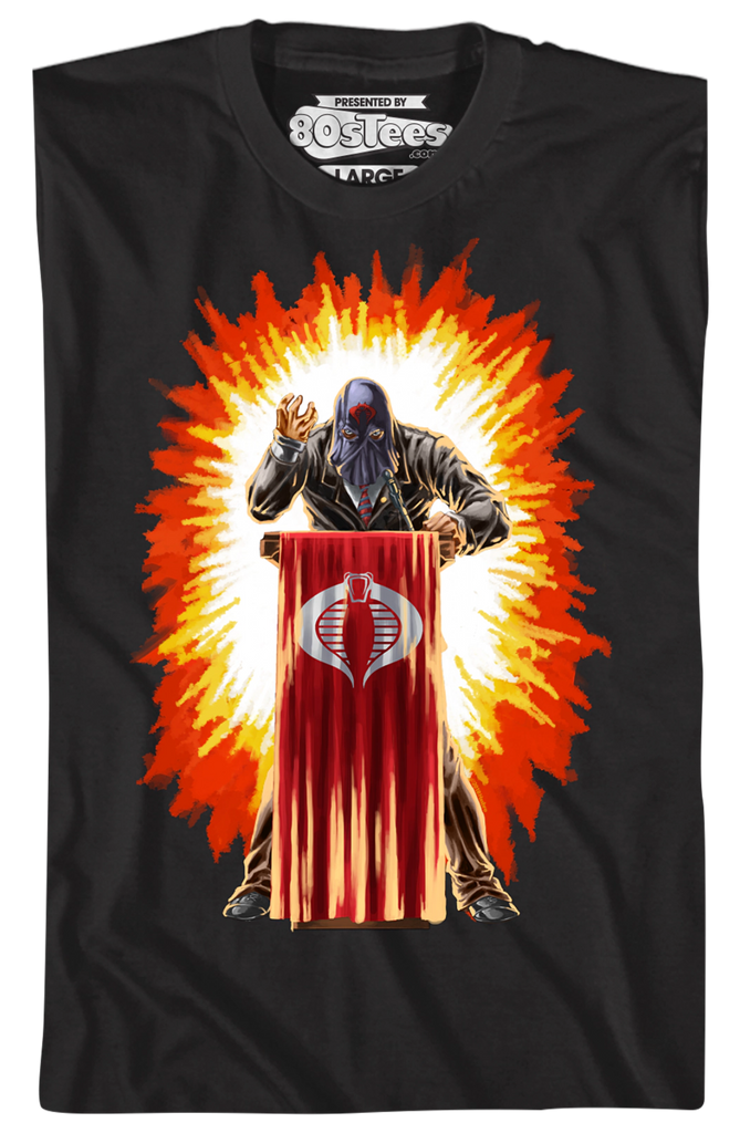 Cobra Commander Box Art GI Joe T-Shirt