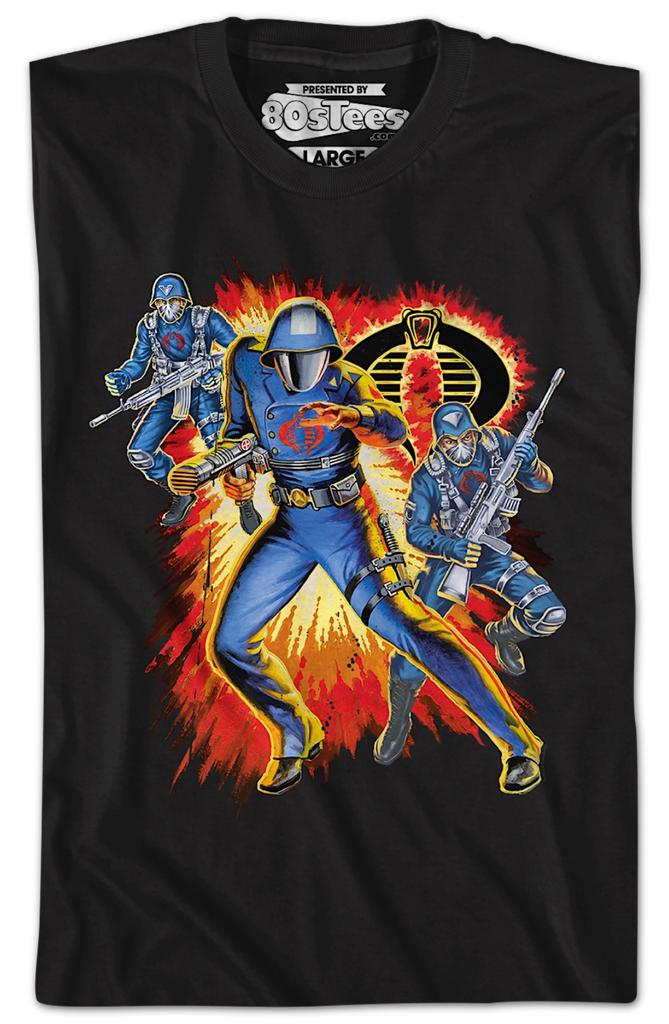 Cobra Explosion GI Joe T-Shirt
