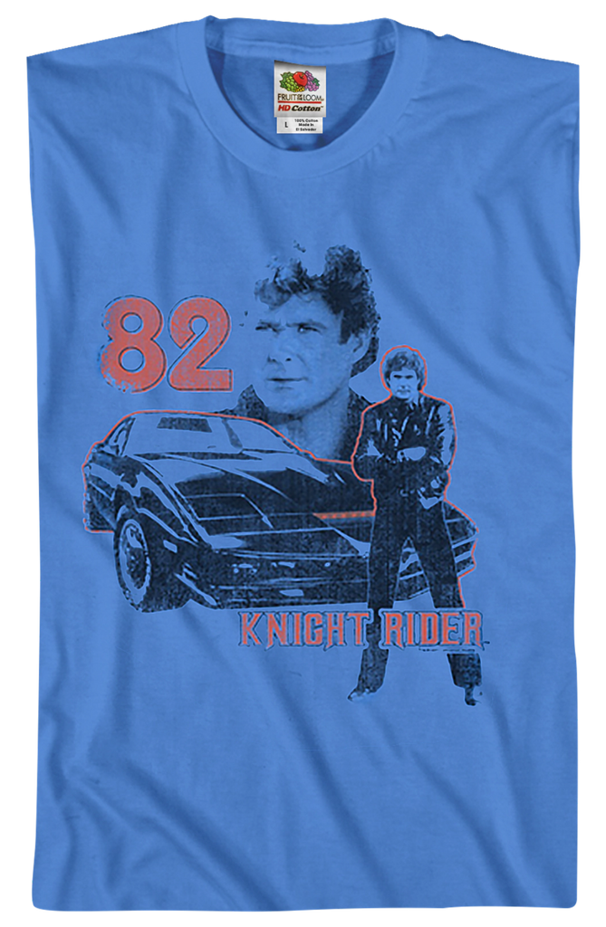 Collage Knight Rider T-Shirt: Knight Rider Mens T-Shirt