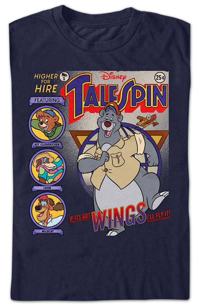 Comic Book Cover TaleSpin T-Shirt