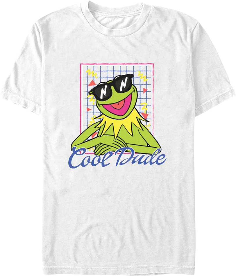 Cool Dude Kermit The Frog Muppets T-Shirt