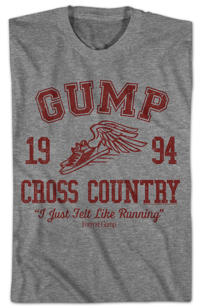 Cross Country 1994 Forrest Gump T-Shirt