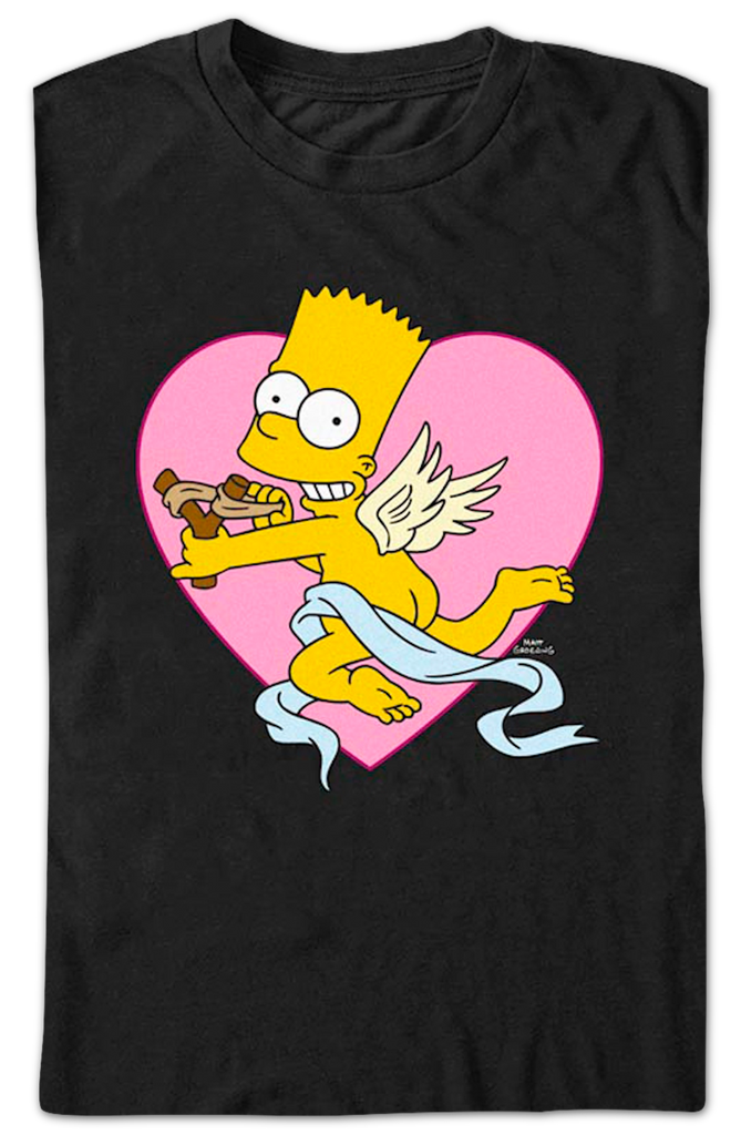 Cupid Bart Simpson T-Shirt